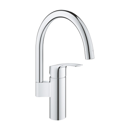 Grohe 33202003 Eurosmart Keukenmengkraan Hoge Uitloop Chroom ...